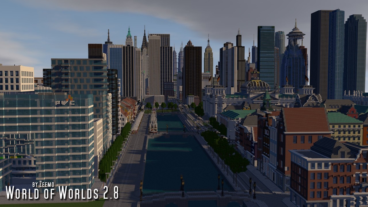 World of Worlds Minecraft Map