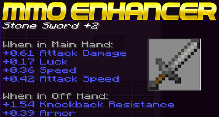 MMO Enhancement Mod (Minecraft 1.20) Minecraft Mod
