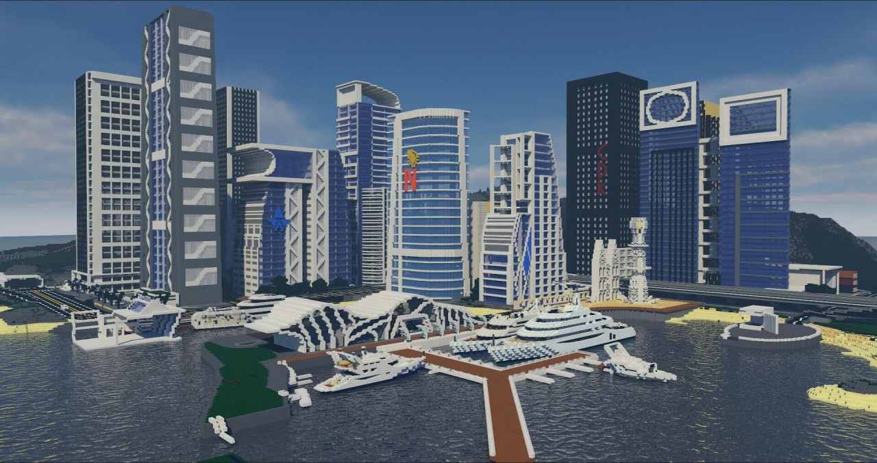 [GN] Gentle City - Modern realistic city project Minecraft Map