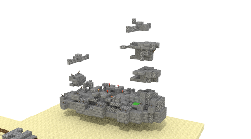 BB Yamato (1:3) Model Kit (Download) Minecraft Map