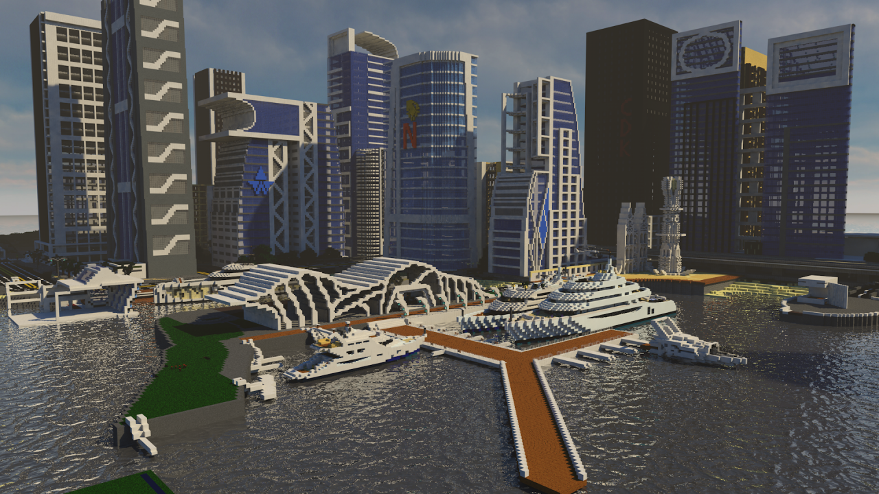 [GN] Gentle City - Modern realistic city project Minecraft Map