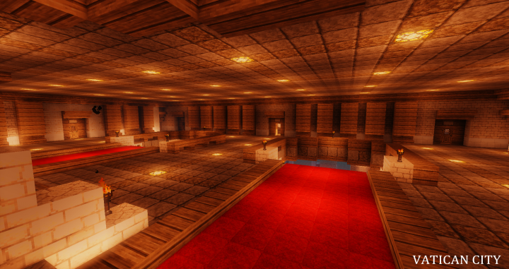 Minecraft Vatican City in Survival / St Peter's Basilica Minecraft Map