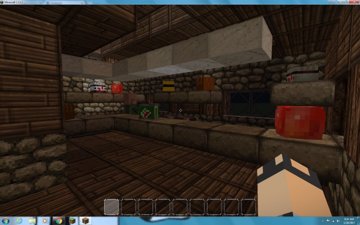 village house converted into a shop Minecraft Map
