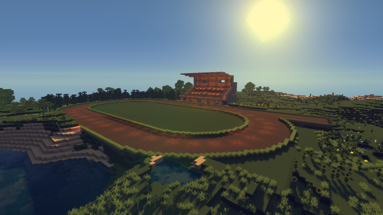 Horse Racecourse Minecraft Map
