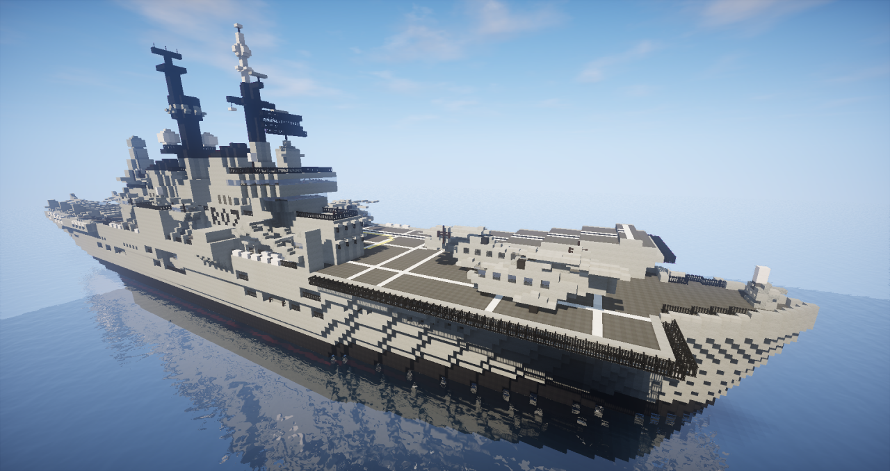HMS Ark Royal R07 Minecraft Map
