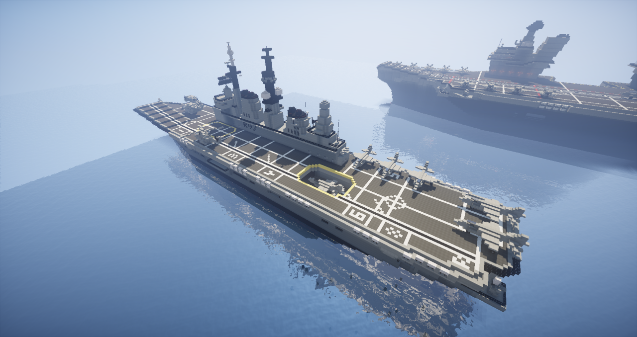 HMS Ark Royal R07 Minecraft Map