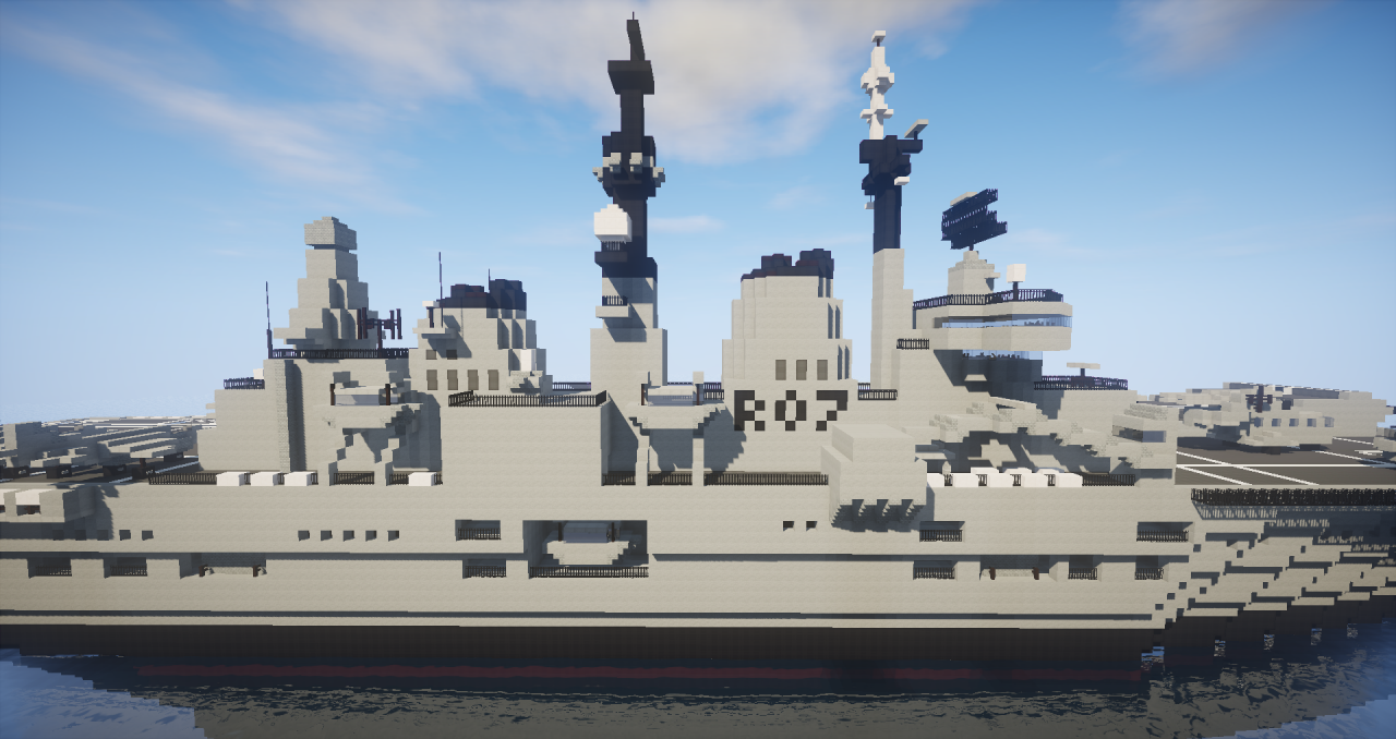 HMS Ark Royal R07 Minecraft Map