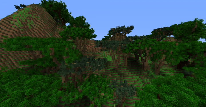Jungle Island - Custom Terrain Minecraft Map