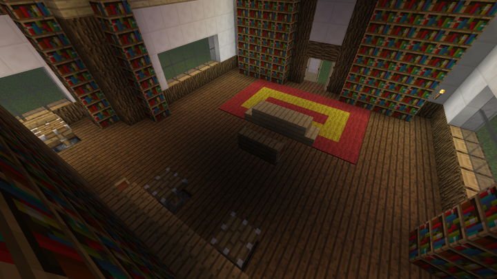 White Library Minecraft Map