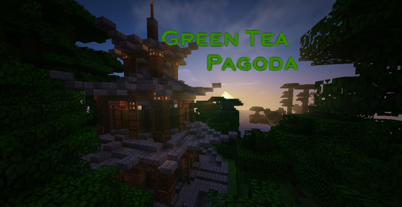 Green Tea Pagoda Minecraft Map