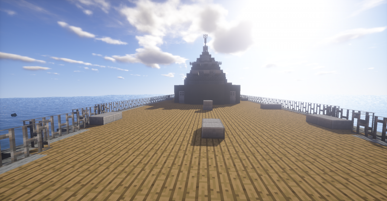 HMS Belfast 1942 1:1 Minecraft Map