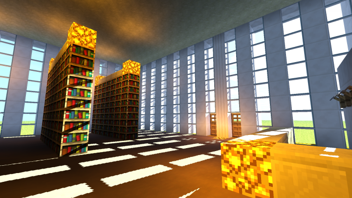 Городская библиотека/ Soviet public library Minecraft Map