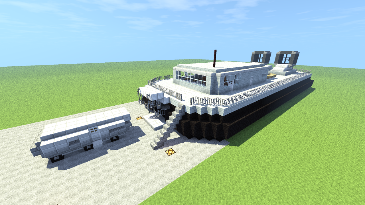 Судно на воздушной подушке/ Hovercraft Minecraft Map