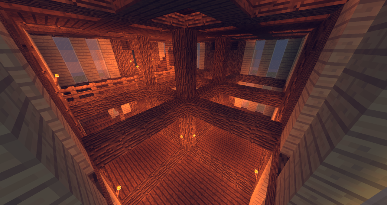 4 chunk castle Minecraft Map