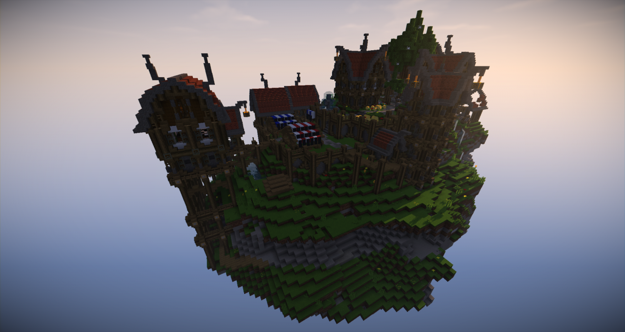 Floating Island City Minecraft Map