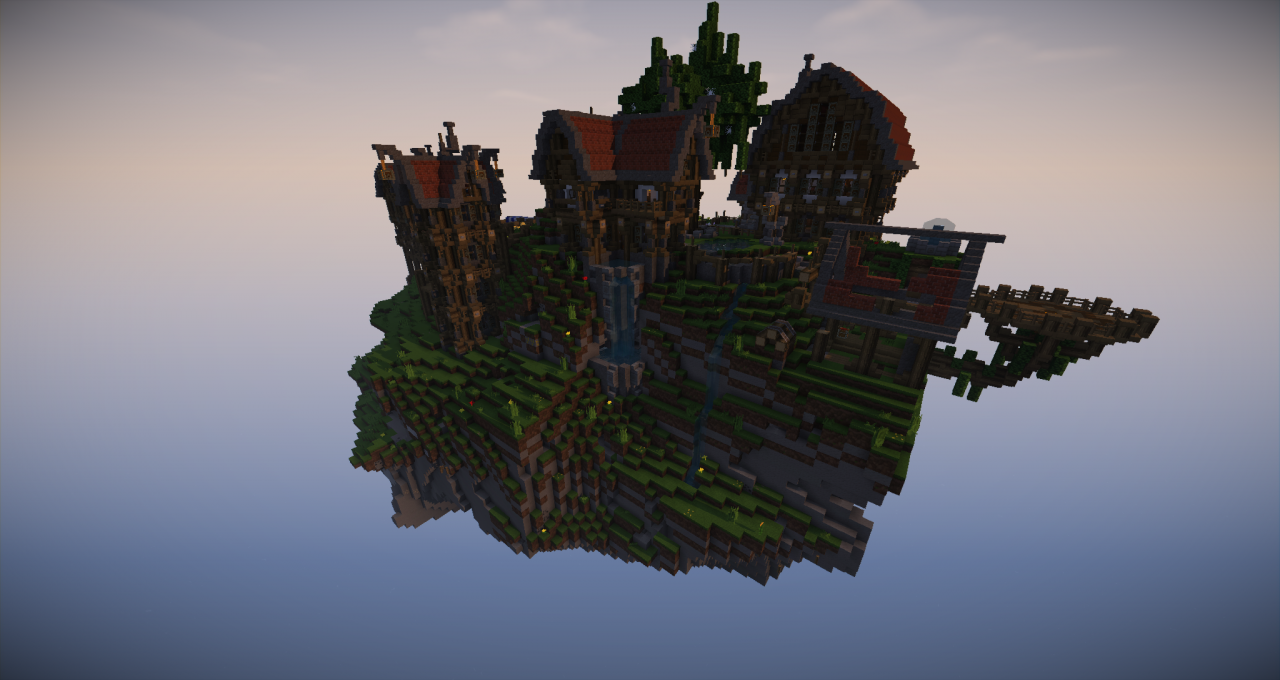 Floating Island City Minecraft Map