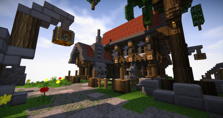 Floating Island City Minecraft Map