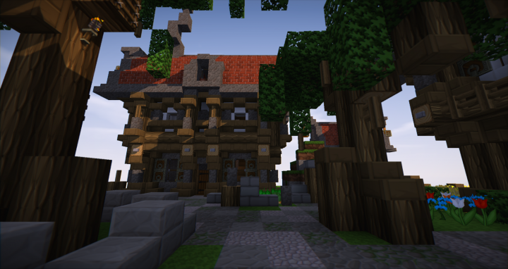 Floating Island City Minecraft Map