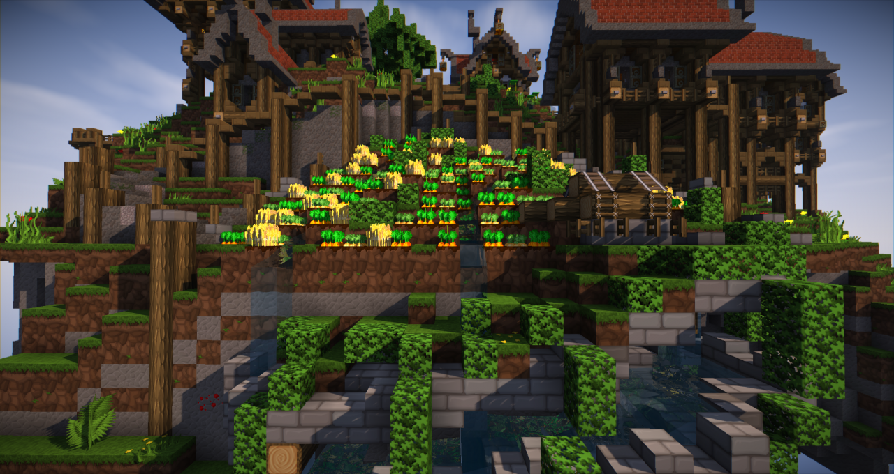 Floating Island City Minecraft Map