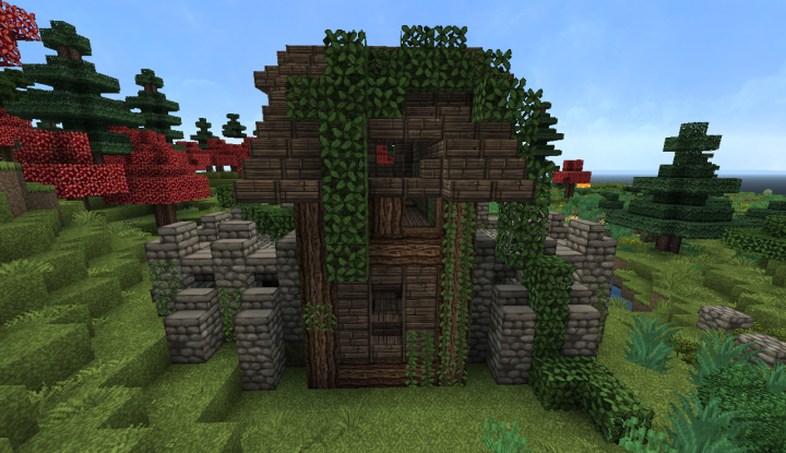 //Abandoned Medieval House // Medieval-themed ruins Minecraft Map
