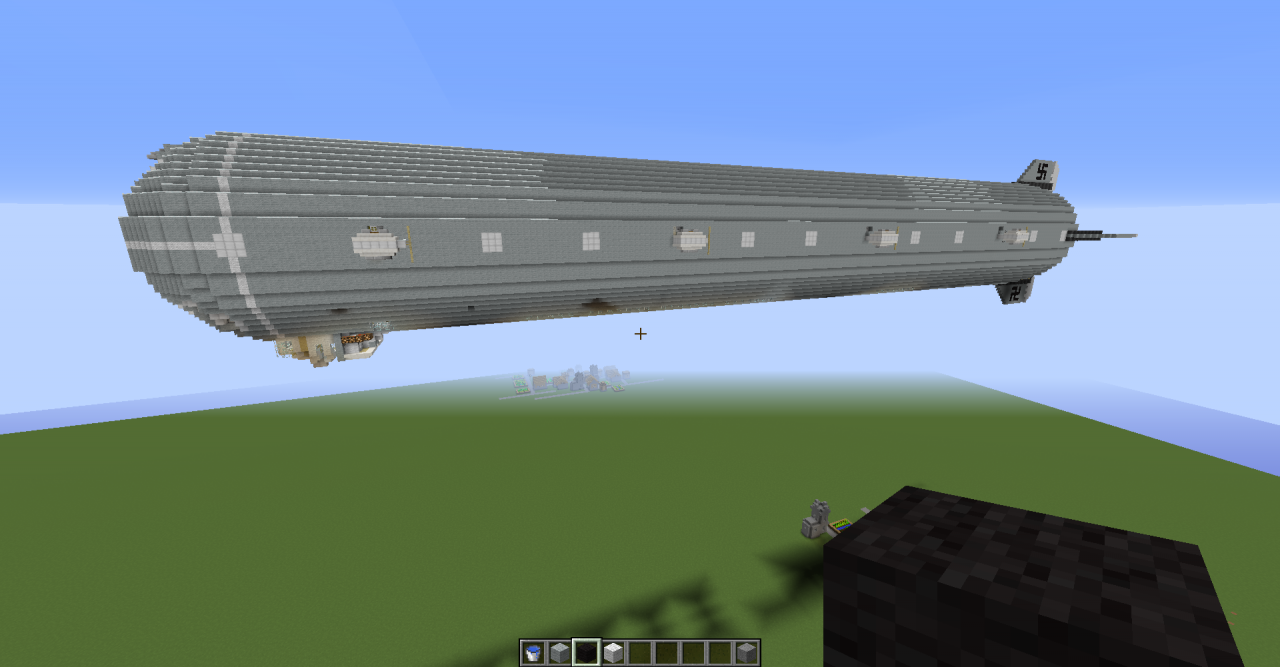 Zeppelin With Full Interior and Redstone Lighting/Weapons System ...