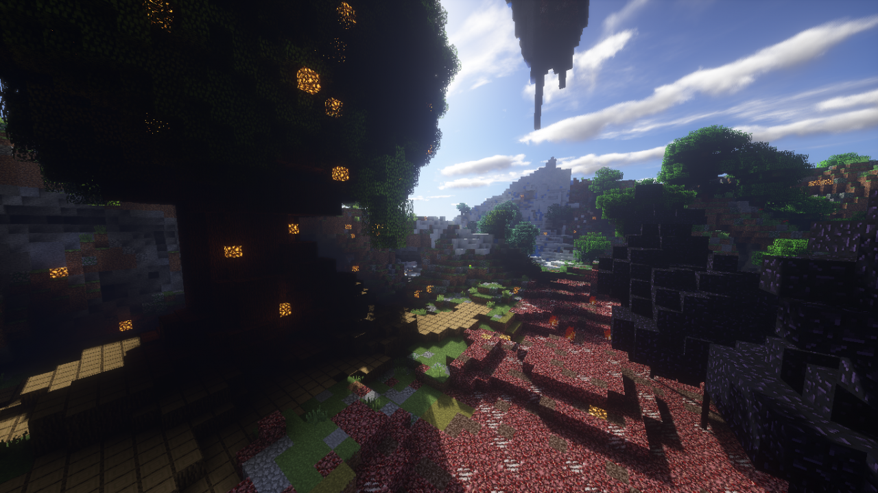 4 Biome Sky Arena (PvP Craft) Minecraft Map