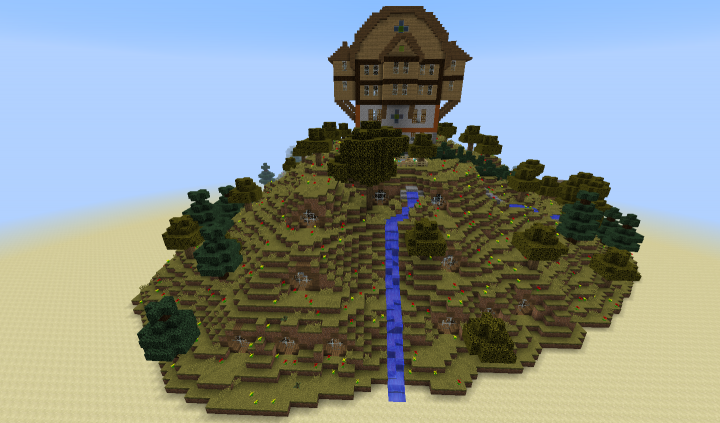 The Hobbit - Brandy Hall Minecraft Map