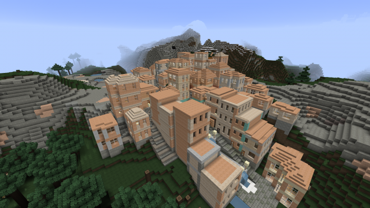 Italian Inspired City Minecraft Map