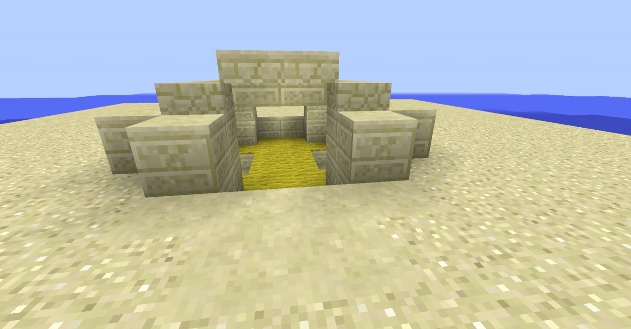 Small Sand Bunker Minecraft Map
