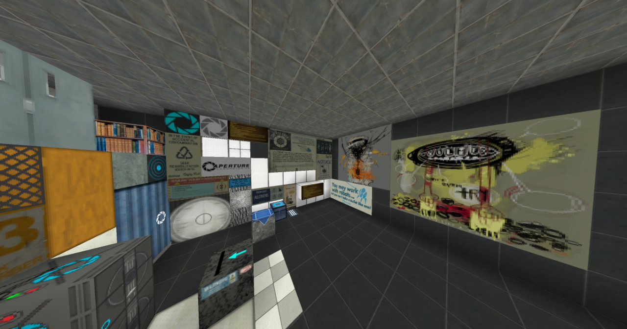 Aperture's Cooperative Archetypal Addendum Pack Minecraft Texture Pack