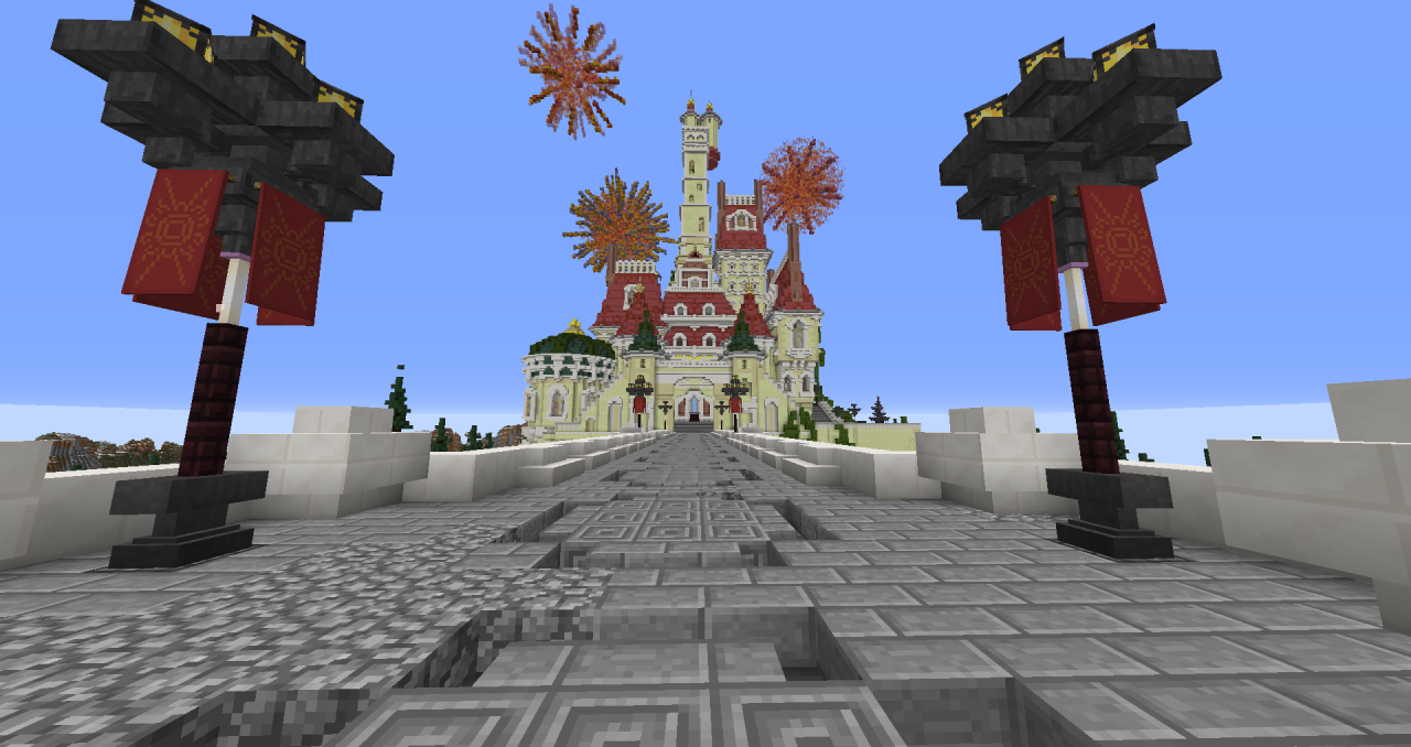 Beast's enchanted Castle | feat. dennisbuilds Minecraft Map