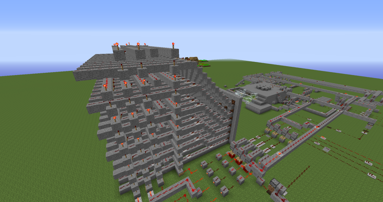 Komputer 4-bit Minecraft Map