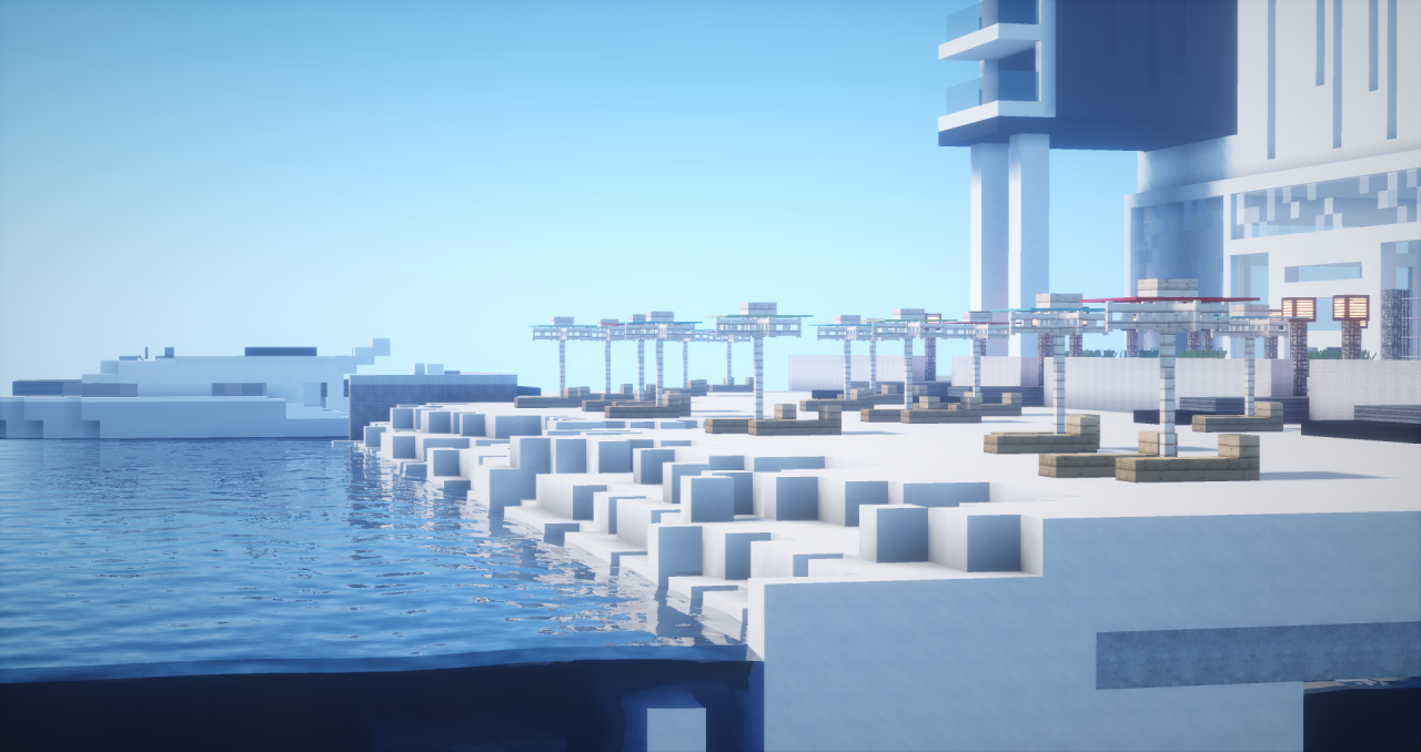 [OLD] Modern Beach-Side Complex Minecraft Map
