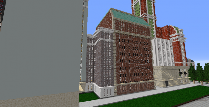 8 Different City Buildings Minecraft Map