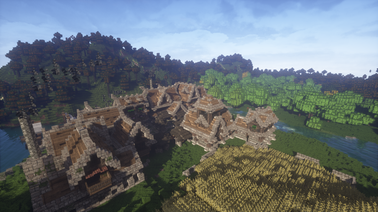 Fishing city and port Minecraft Map