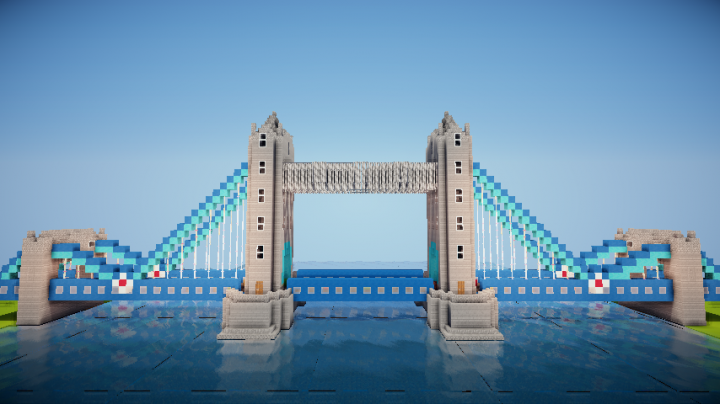 Tower Bridge 1:3 Scale Minecraft Map