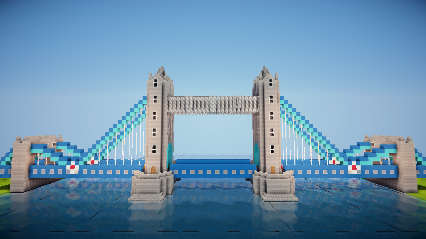 Tower Bridge 1:3 Scale Minecraft Map
