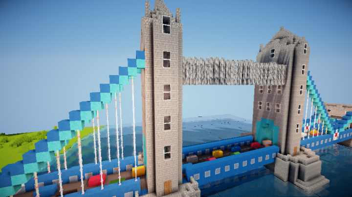 Tower Bridge 1:3 Scale Minecraft Map