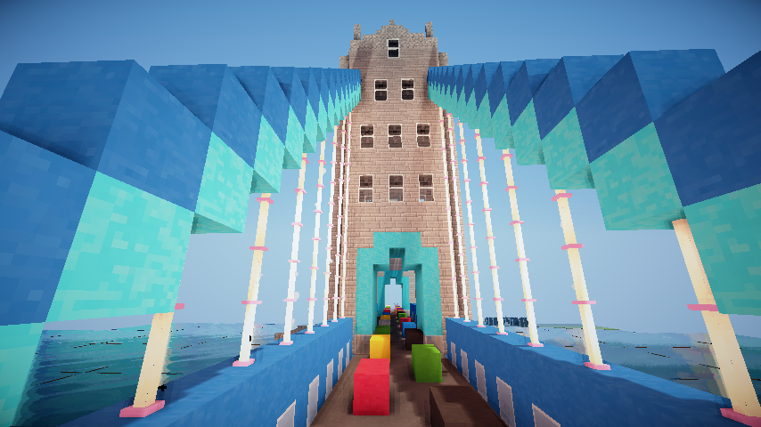 Tower Bridge 1:3 Scale Minecraft Map