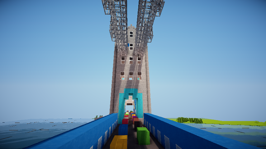 Tower Bridge 1:3 Scale Minecraft Map