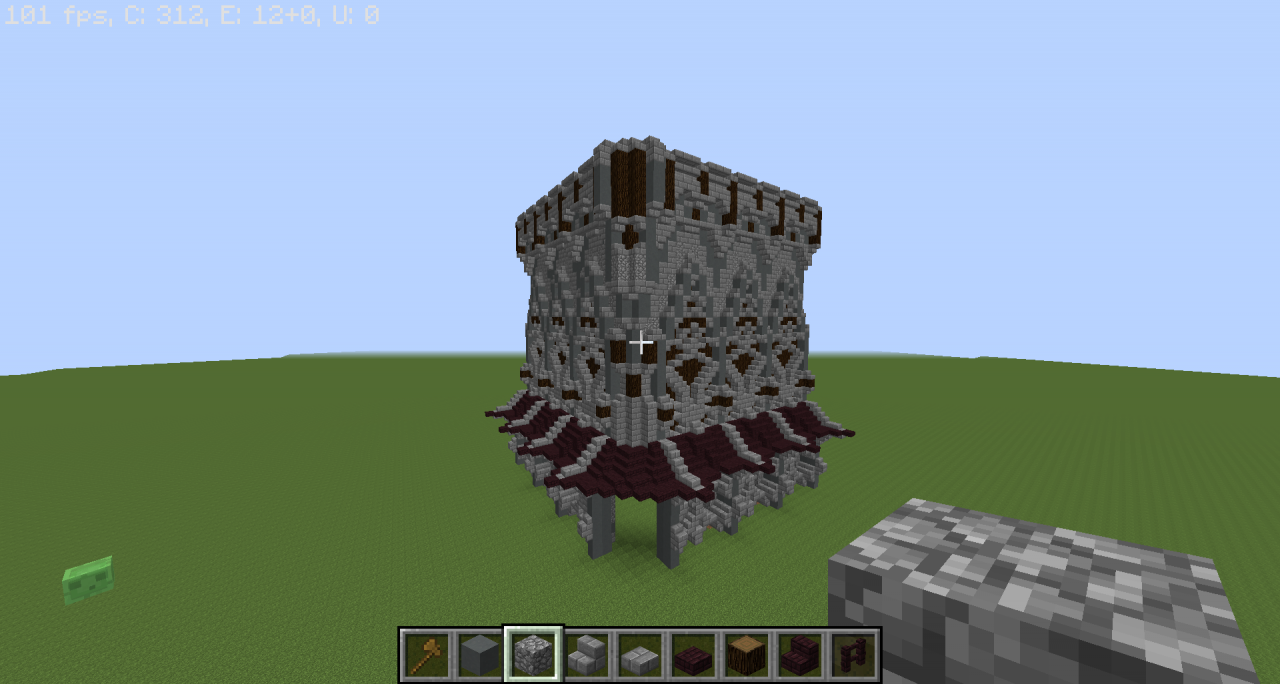 Dark Themed Factions Spawn Minecraft Map