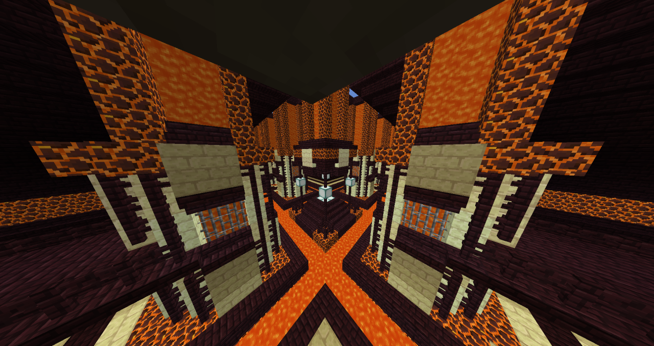 Very hot spawn or hub Minecraft Map