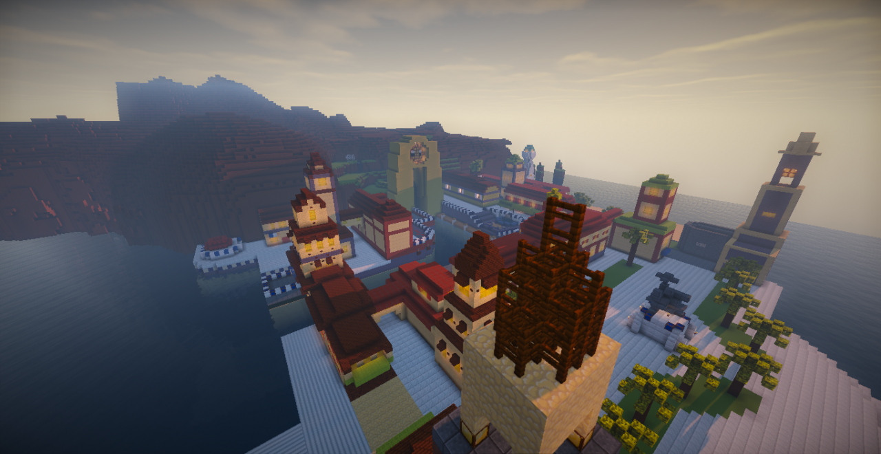 Super Mario Sunshine | Delfino Plaza Minecraft Map