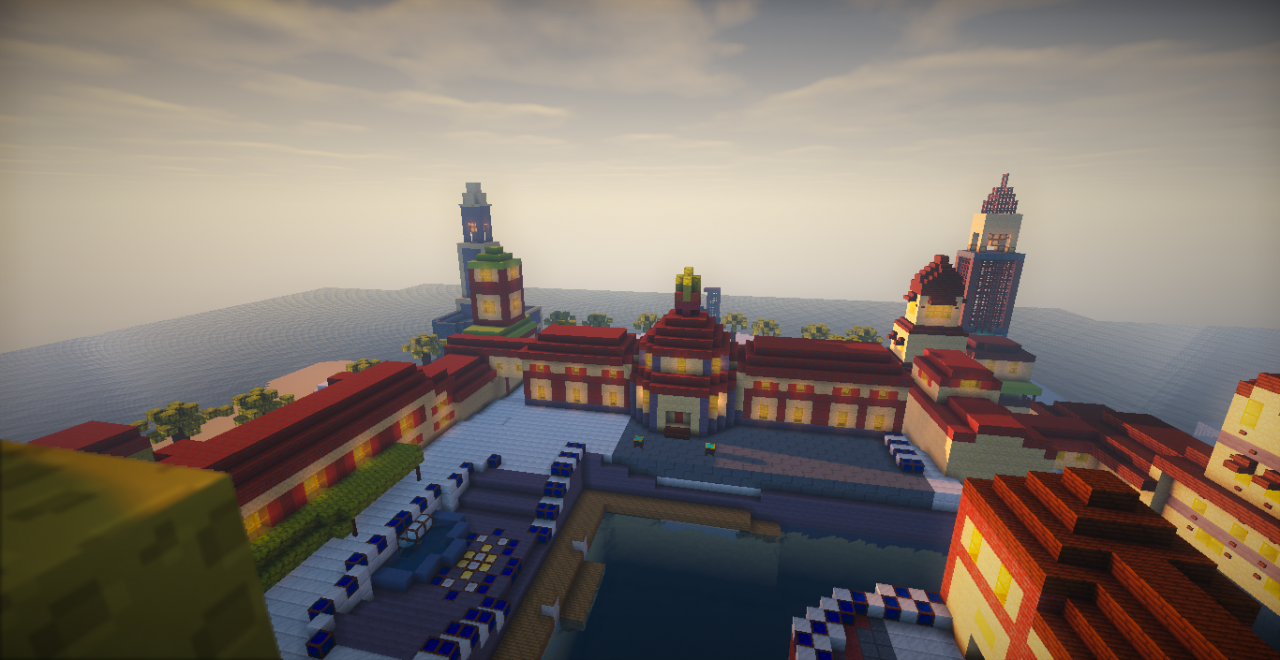 Super Mario Sunshine | Delfino Plaza Minecraft Map