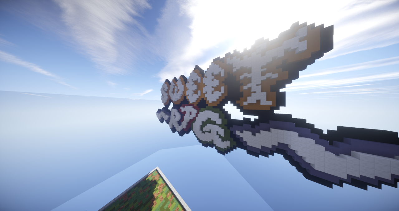 SweetRPG Logo Sign Minecraft Map