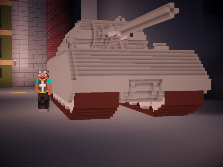 Pz.Kpfw.VIII Maus (10:1 Sclae) Minecraft Map