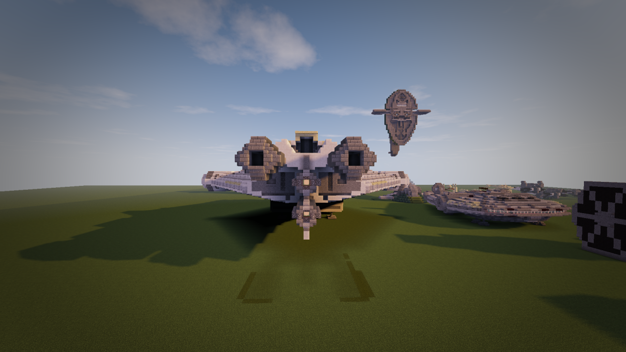 The Ghost - Star Wars Build (2:1 scale) Minecraft Map