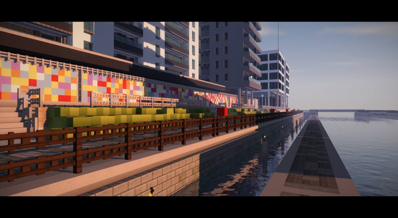 Leeds Docks Area [Realistic] [WIP] City Project Minecraft Map