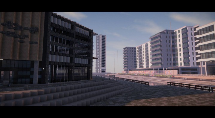 Leeds Docks Area [Realistic] [WIP] City Project Minecraft Map