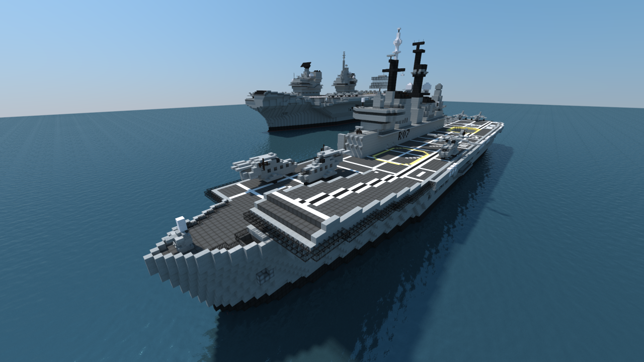 HMS Ark Royal R07 Minecraft Map